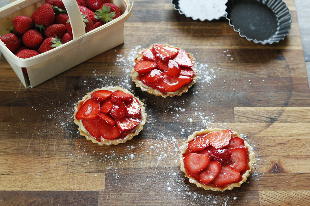 Tartelettes aux fraises express - Délizioso